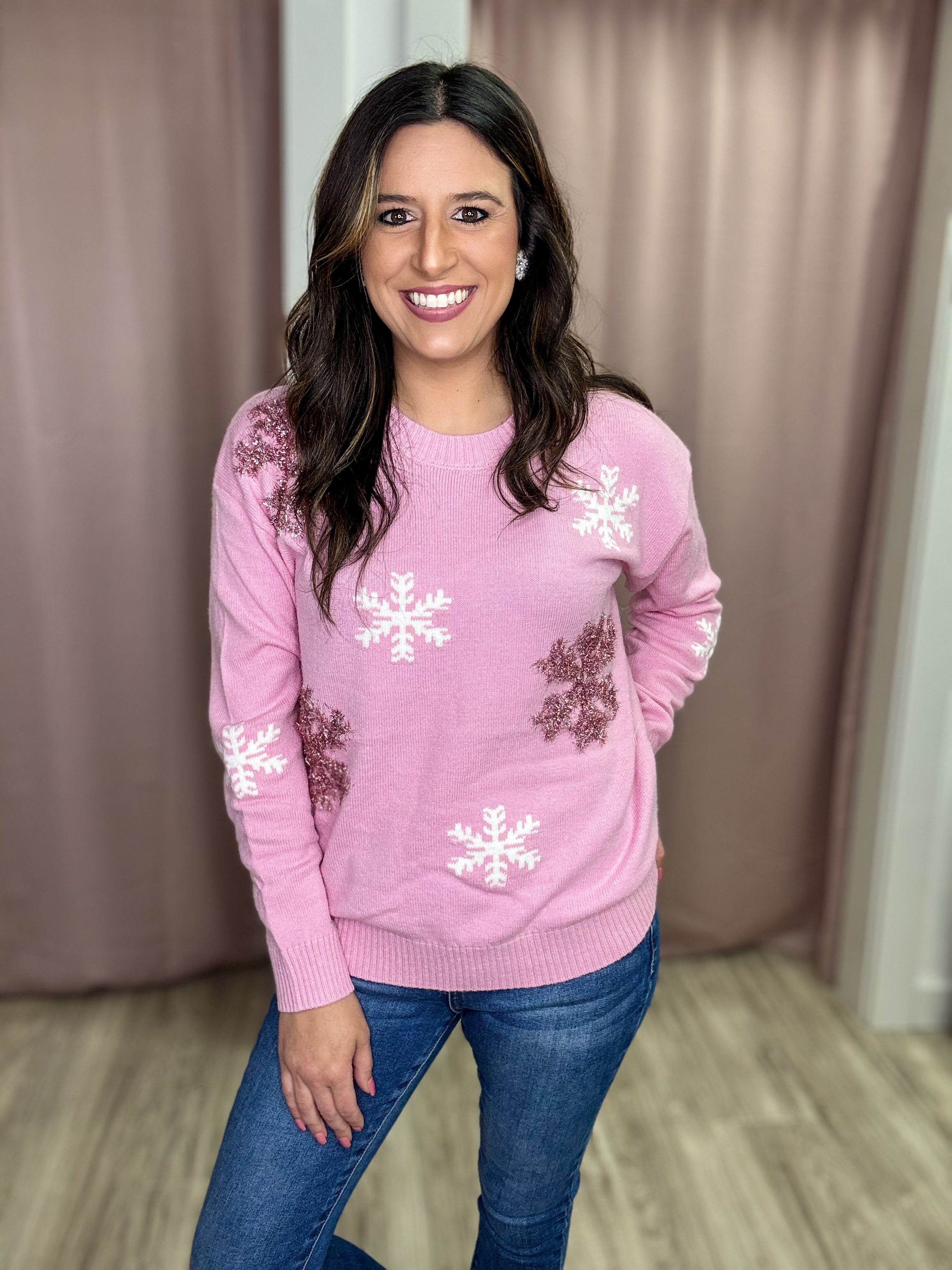 Snowflake Season Sweater – Envy Clothing LLC